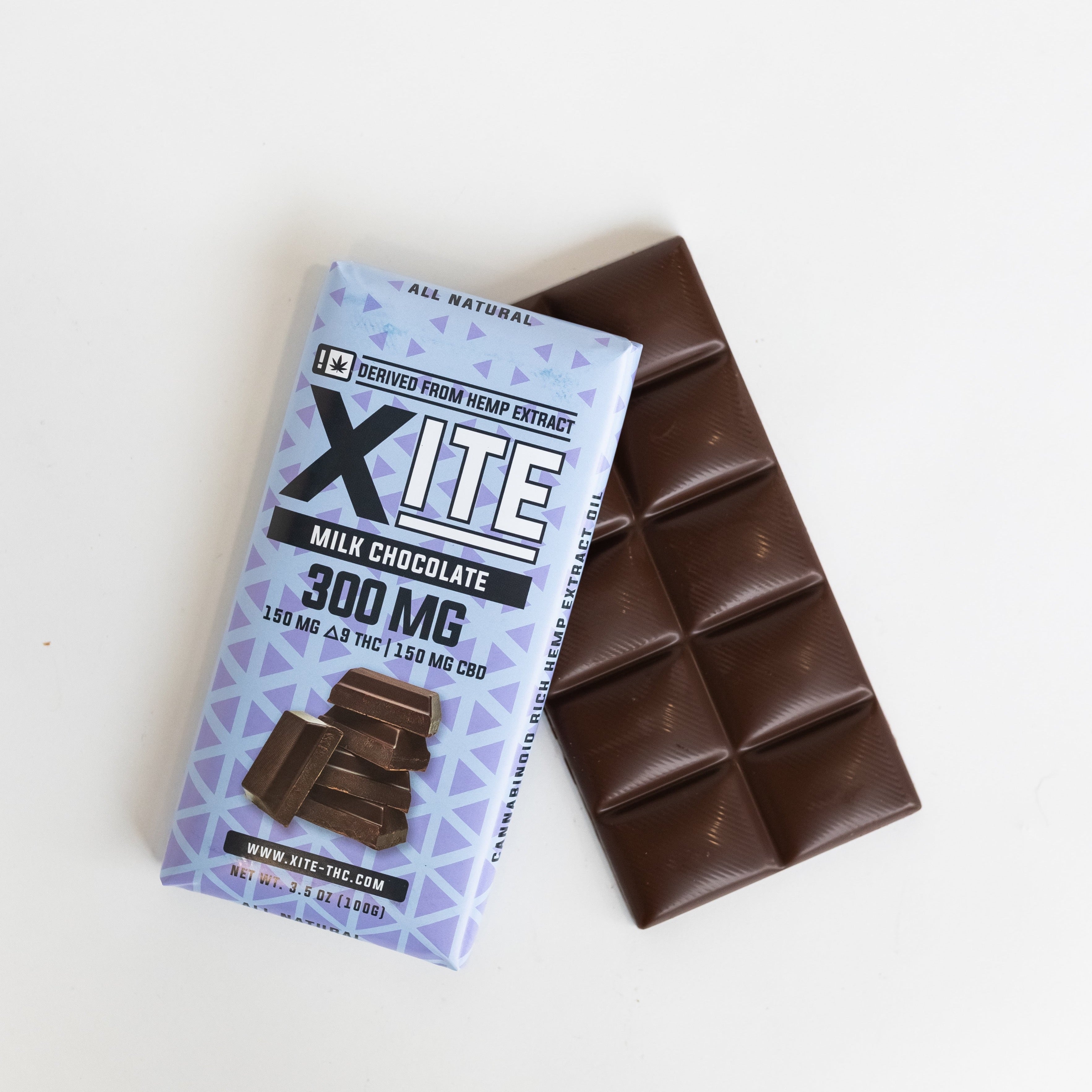 Xite Milk Chocolate Bar 150 MG D9 THC + 150 MG CBD | Smithfield 420