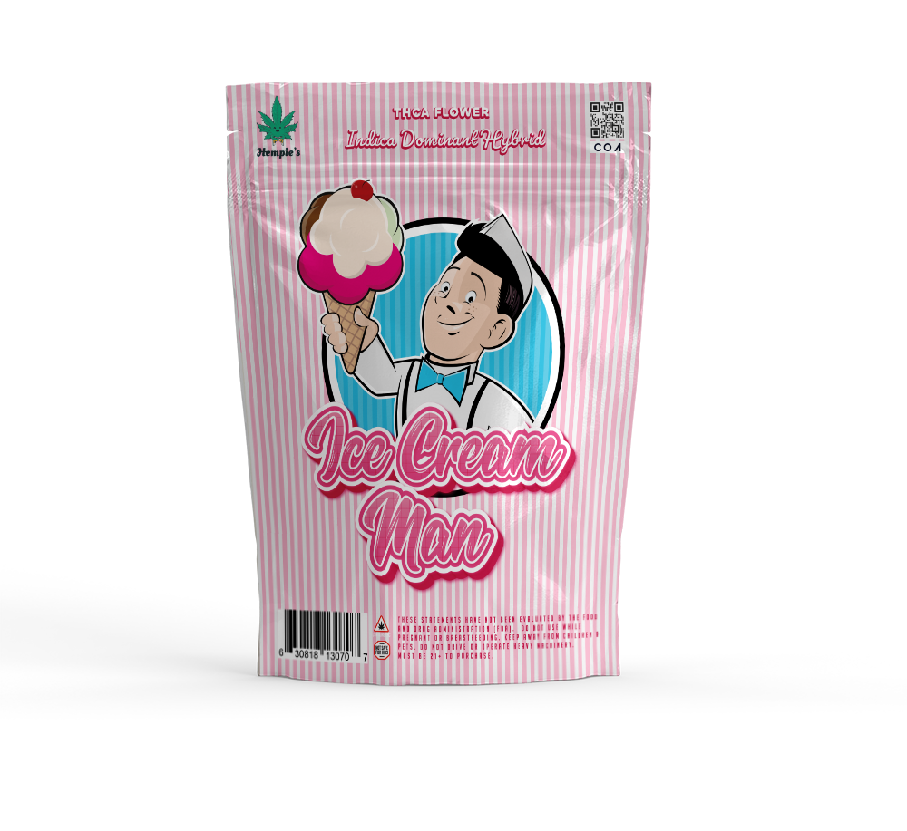 THCA Flower - AAA Ice Cream Man - Indica Dominant Hybrid | Smithfield 420