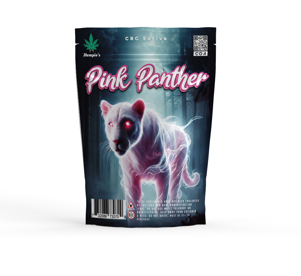 CBG Flower - Pink Panther - Sativa | Hempie's