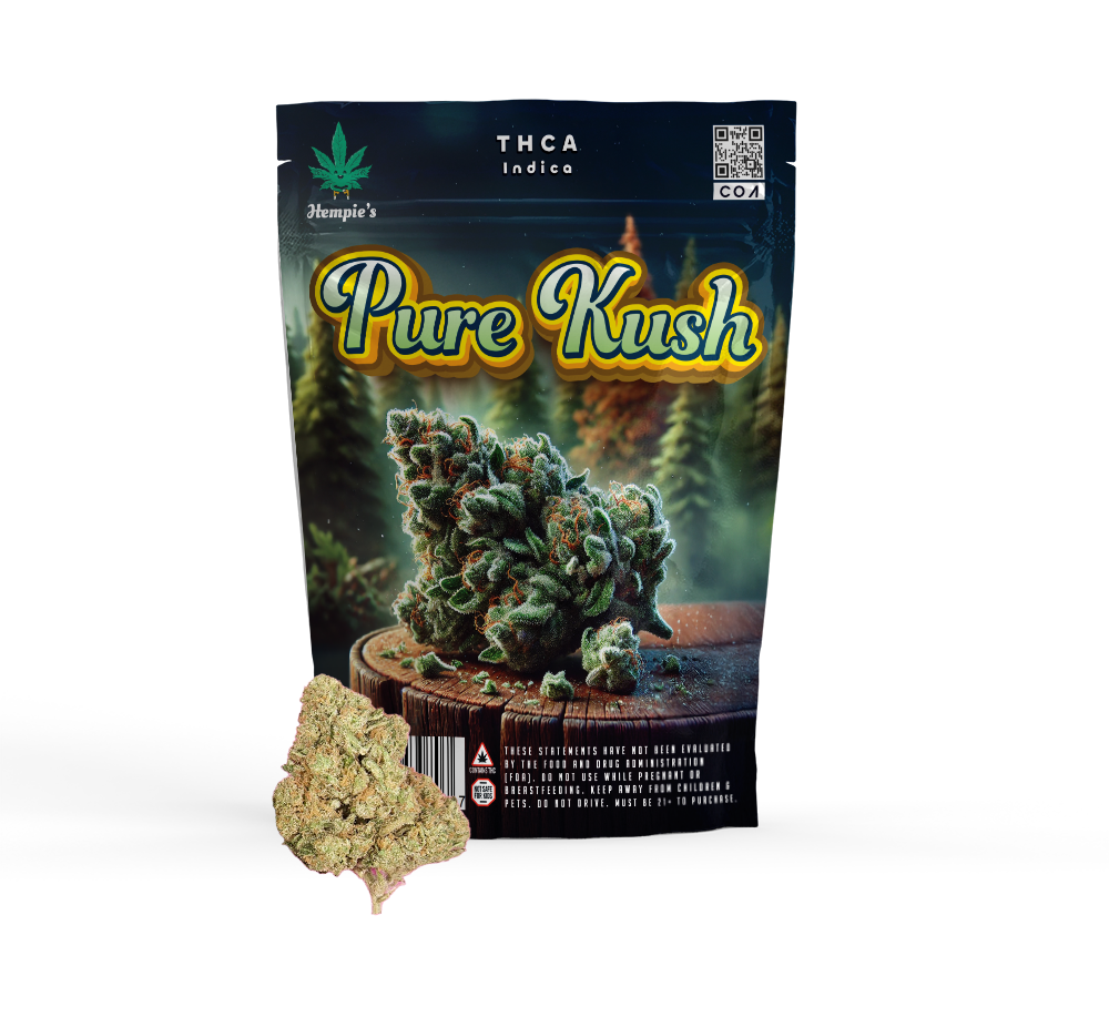 THCA Flower - AAA Pure Kush - Indica | Hempie's