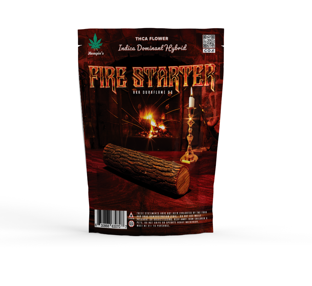 THCA Flower - AAA Fire Starter - Indica Dominant Hybrid | Hempie's
