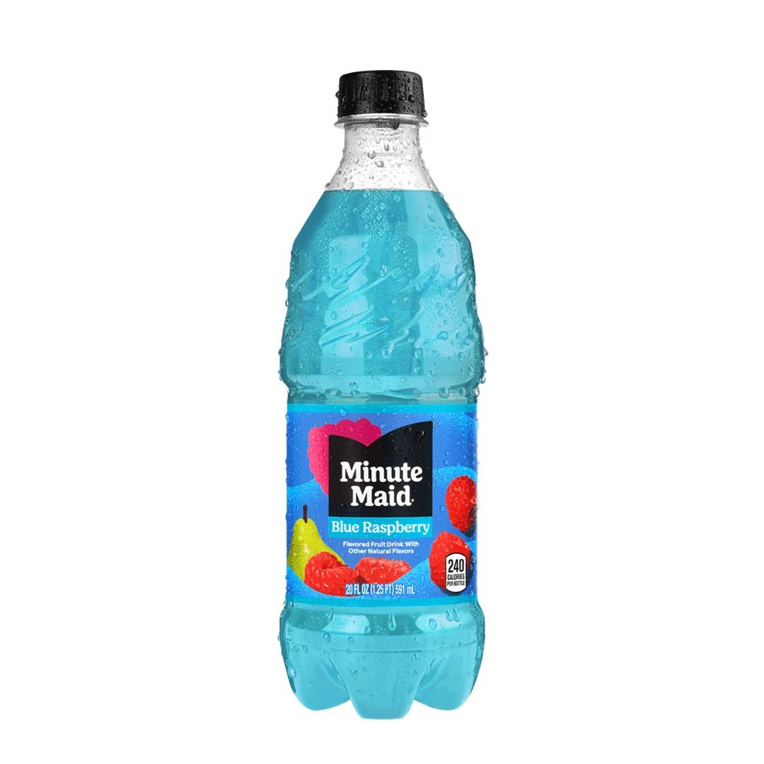 Minute Maid Blue Raspberry - 20oz | Hempie's