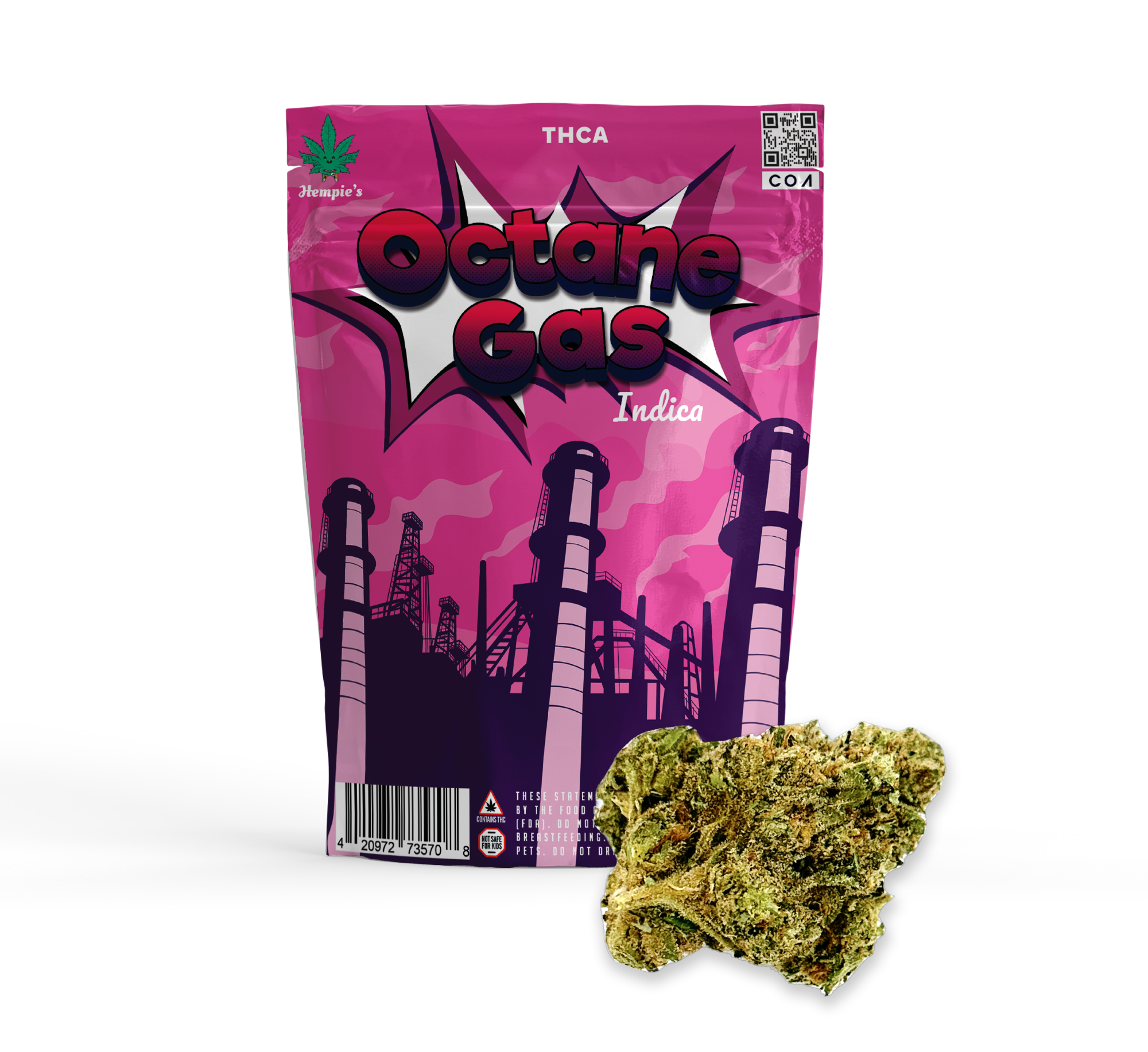 THCA Flower - AAA Octane Gas - Indica | Smithfield 420